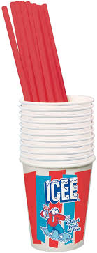 Icee Paper Cups & Straws – Rockin' A B